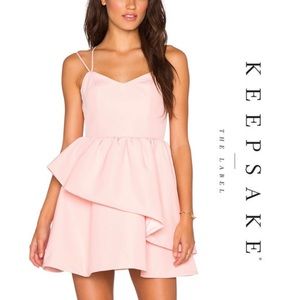 KEEPSAKE the Label | Dresses | Keepsake Backless Peplum Dress Nwt ...